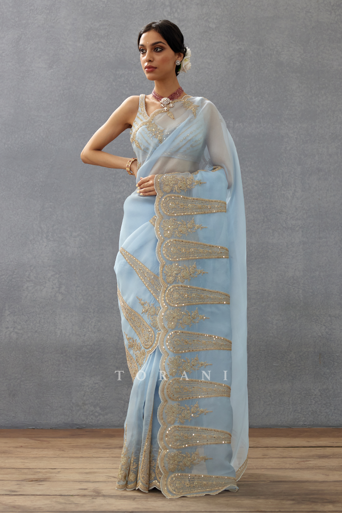 Gul-Nilofer Geetika Saree – Torani India