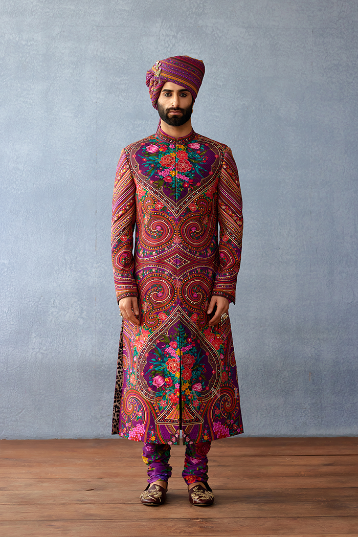 Dil Kusha Riyaz Sherwani Set – Torani India