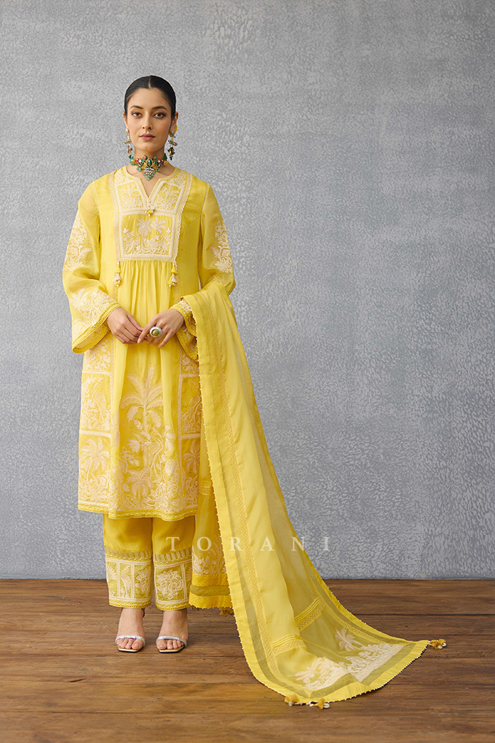 Kasmai Deba Priya Kurta Set – Torani India