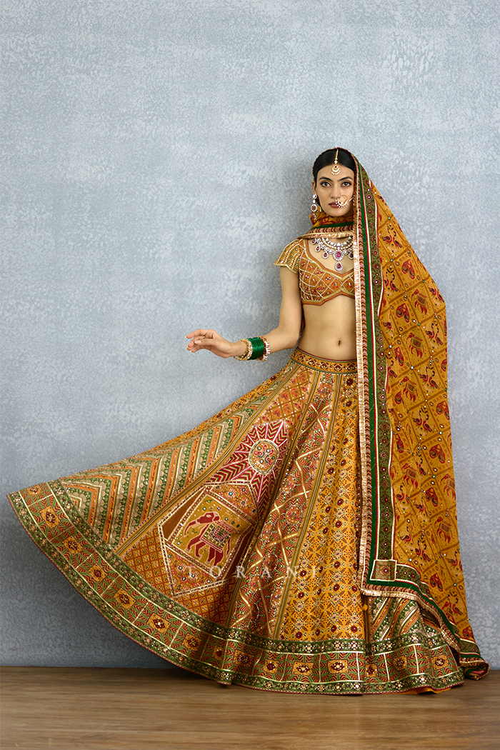 Kanak Dil Meher Iksha Lehenga Set – Torani India