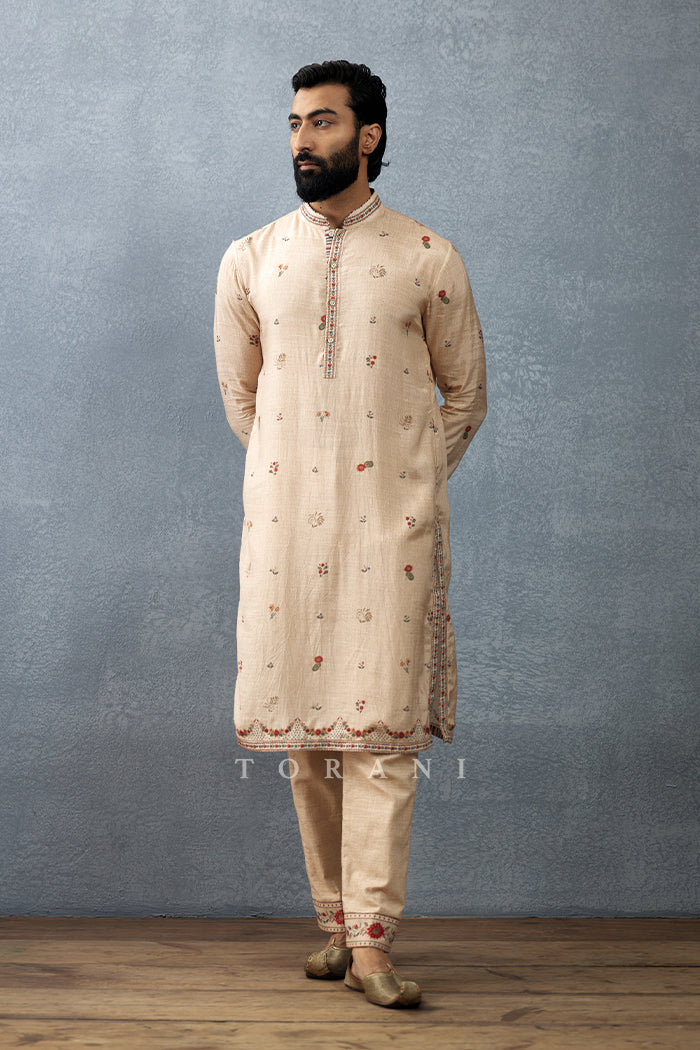 Badami Prabeer Kurta Set – Torani India