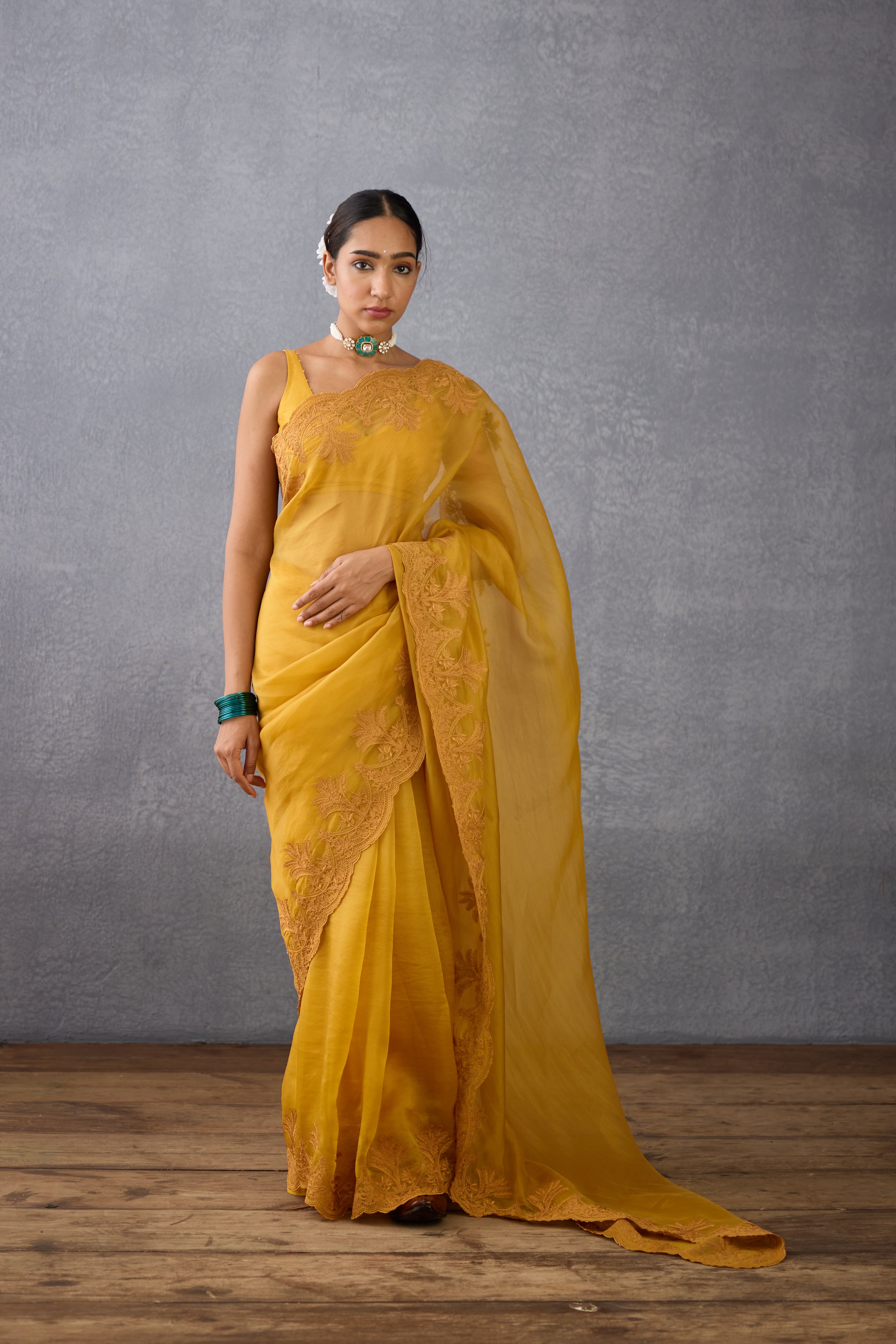 Sunehra Afrah Saree – Torani India