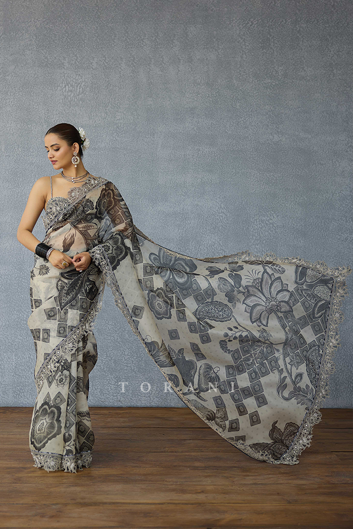 Kalamkari Ashnee Saree – Torani India