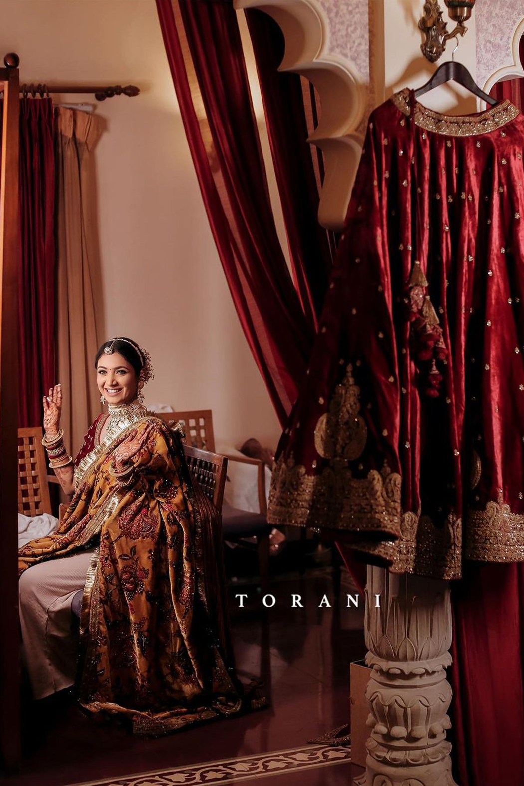 Nimisha Rathi in our Bridal Custom Lehenga Set – Torani India