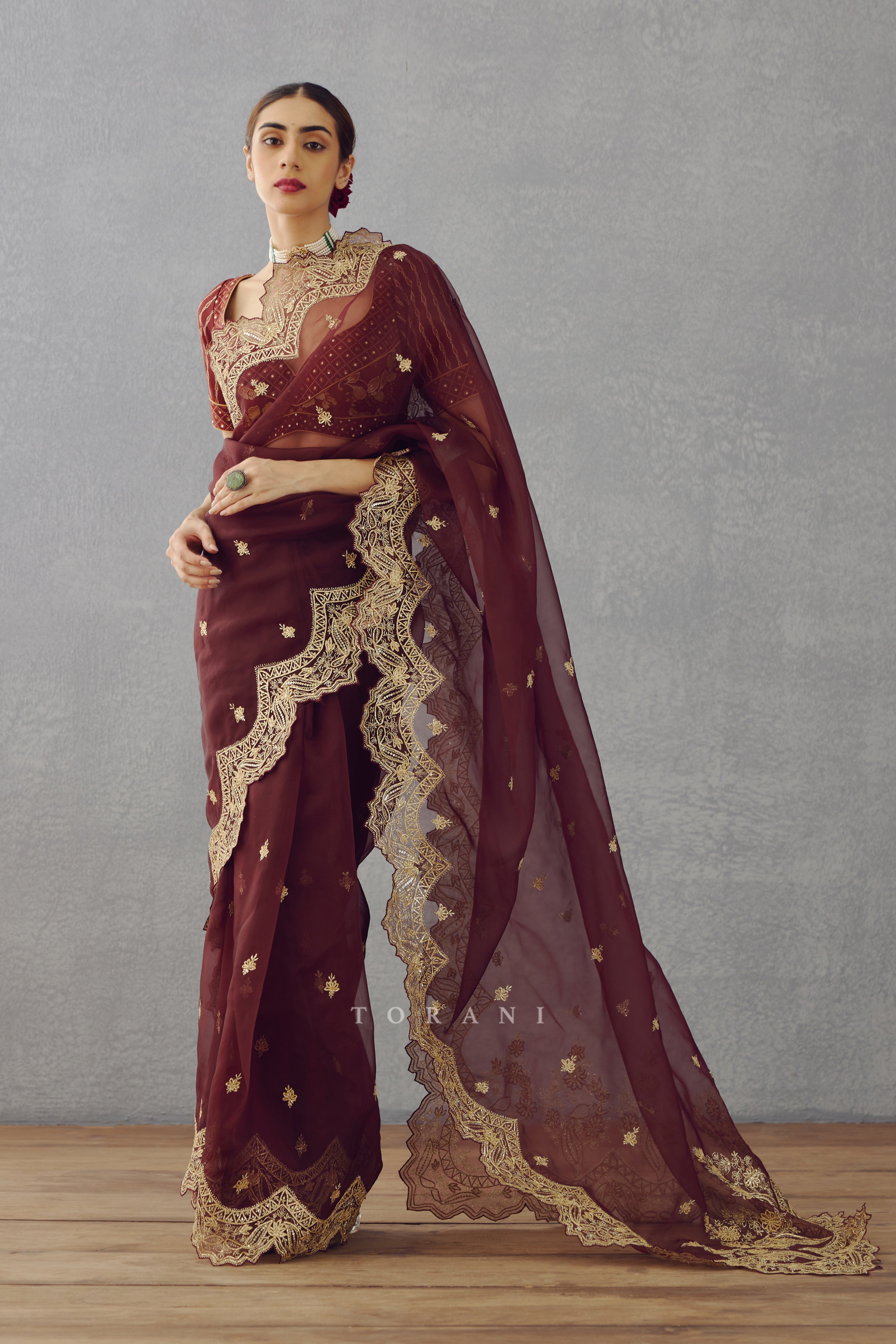 Gulnar Huma Saree – Torani India