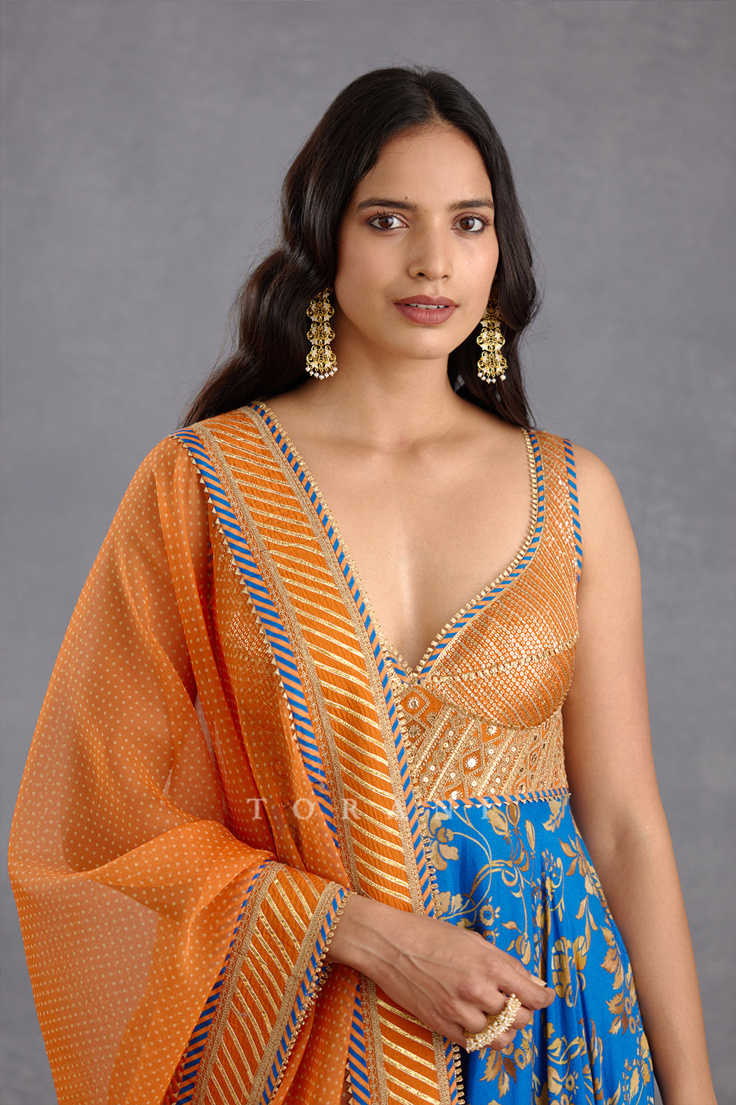 Simran Batra In Rang Shyam Raabia Anarkali Set – Torani India