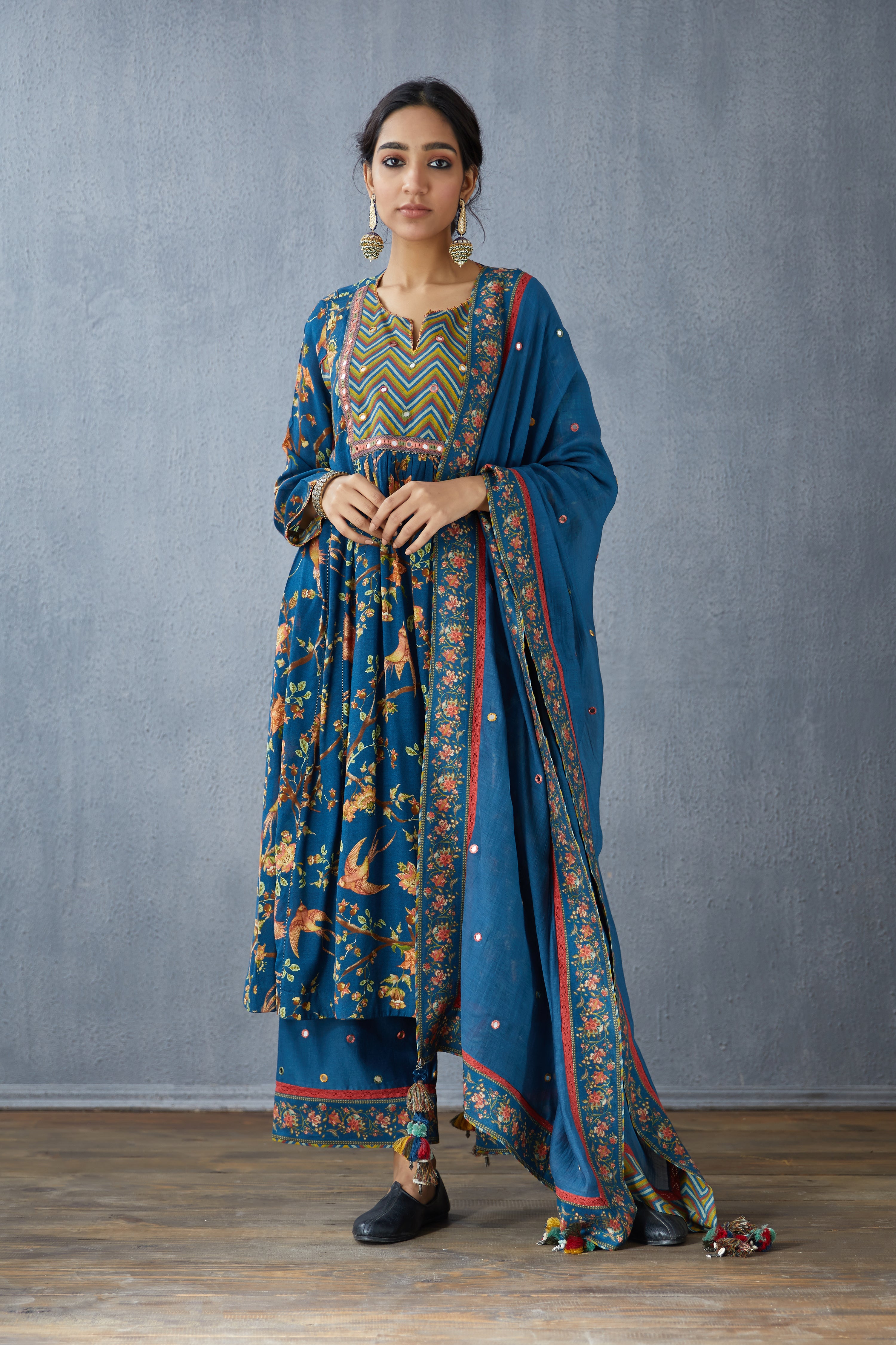 Neelam Tara Kurta Set – Torani India